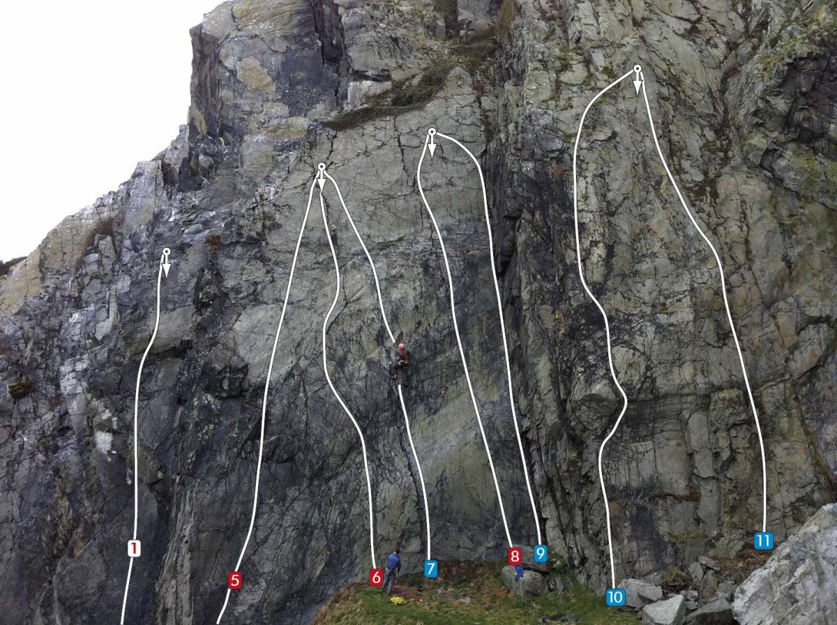 Barmouth Quarry: Guide to Sports Routes – Mid-Wales Climbing