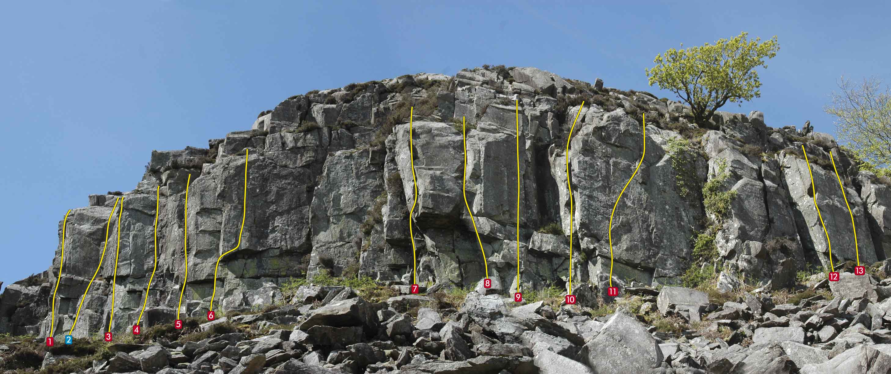 Ffridd Farm Crag, Cwm Bychan: Guide to Traditional Routes – Mid-Wales ...